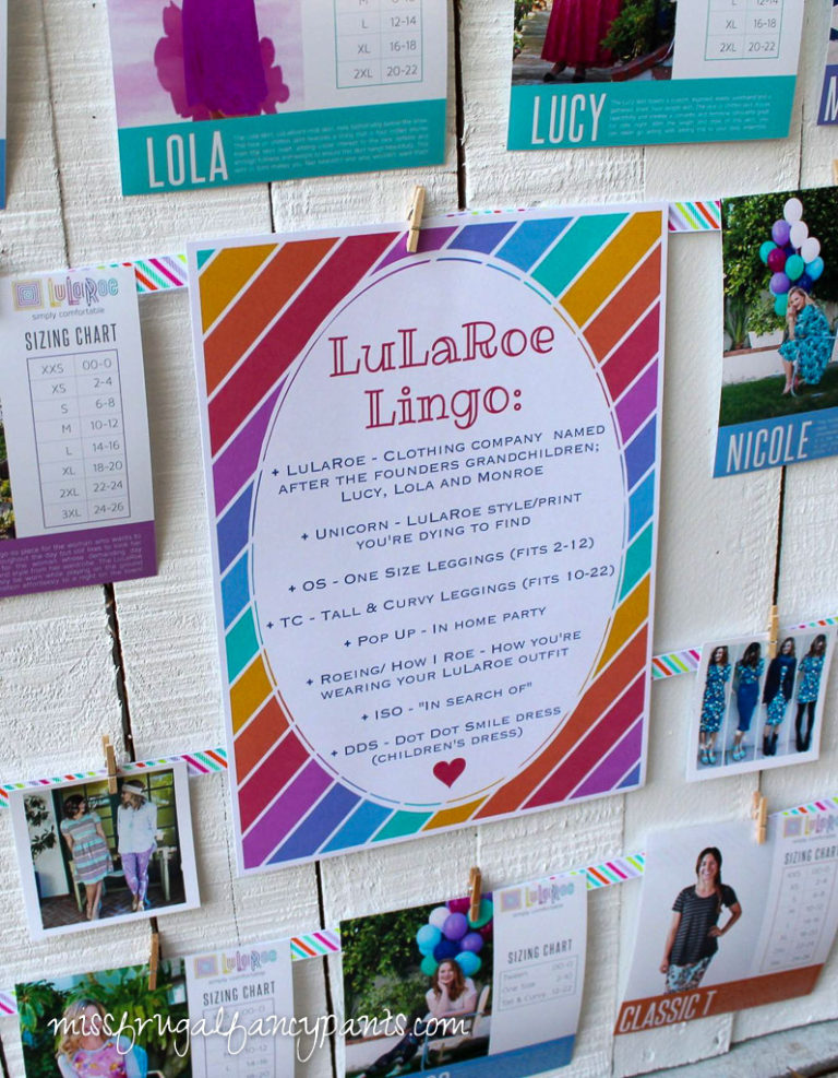 A LuLaRoe Birthday Party - Miss Frugal Fancy Pants