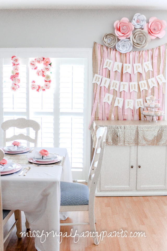 A Faux Fancy 13th Birthday Party - Miss Frugal Fancy Pants